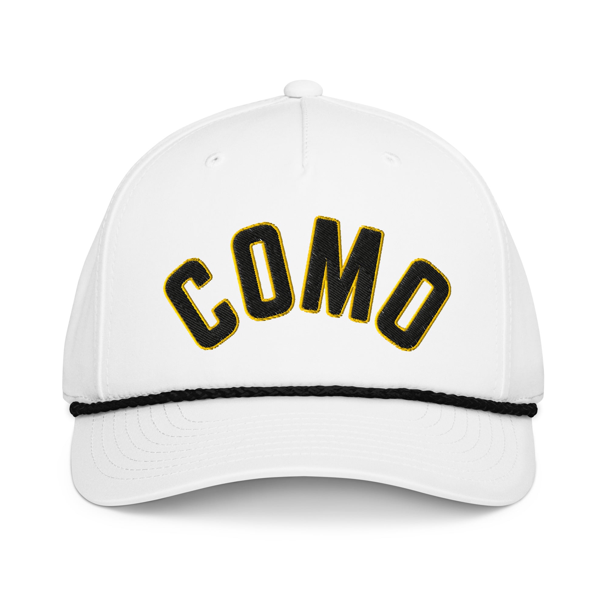 COMO Rope Hat | Flat Embroidered Snapback Cap – HAGS